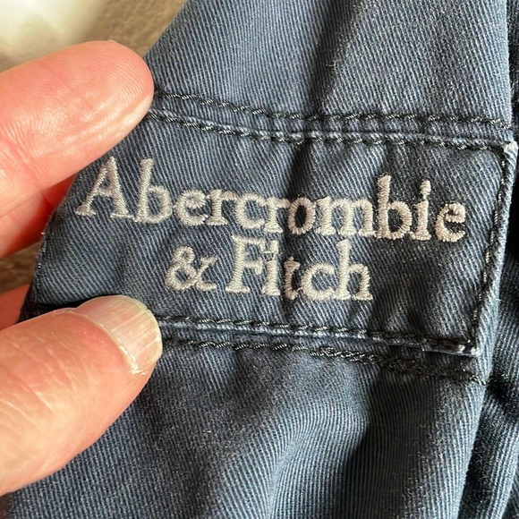 Abercrombie & Fitch | Jackets & Coats | Abercrombie And Fitch Small Mens Navy Blue Canvas Zip ...